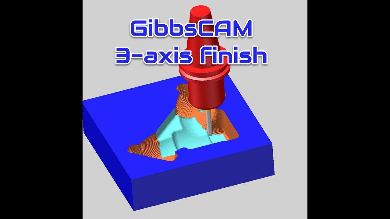 3 axis valve mold finish - YouTube