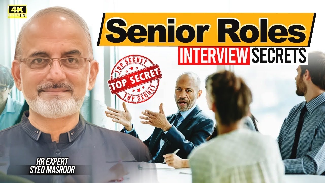 Senior Roles Interview Secrets REVEALED by @inspiringsyedmasroor - YouTube