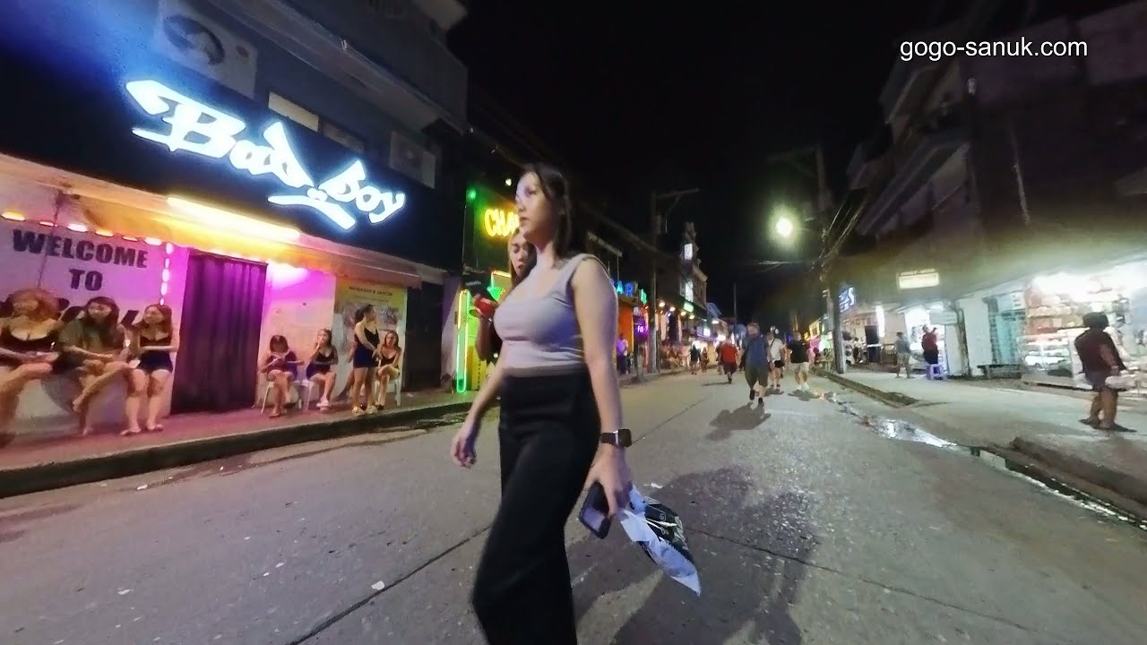 Angeles City, Philippines Walking Street at Night - YouTube