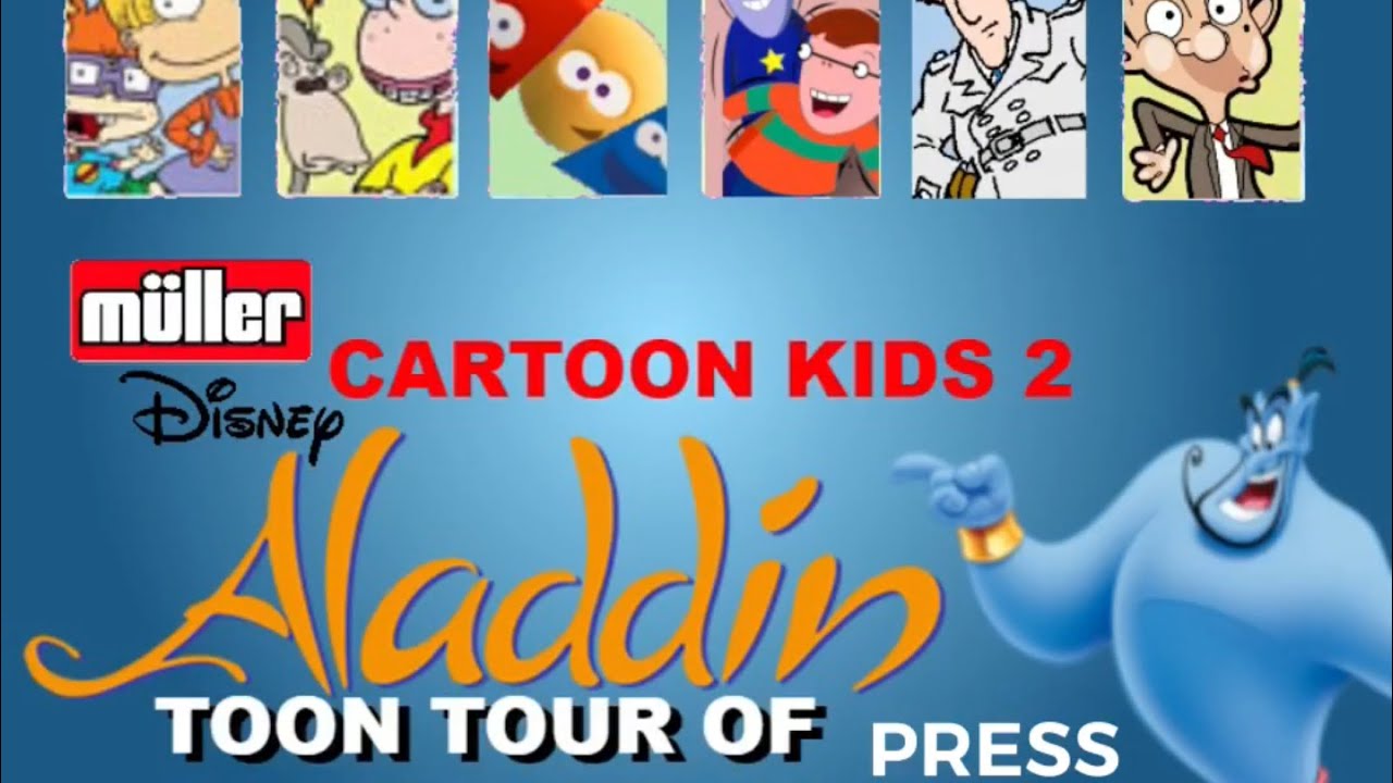 Muller Cartoon Kids 2 Aladdin Toon Tour Of Mirrors The Video Game UK ...