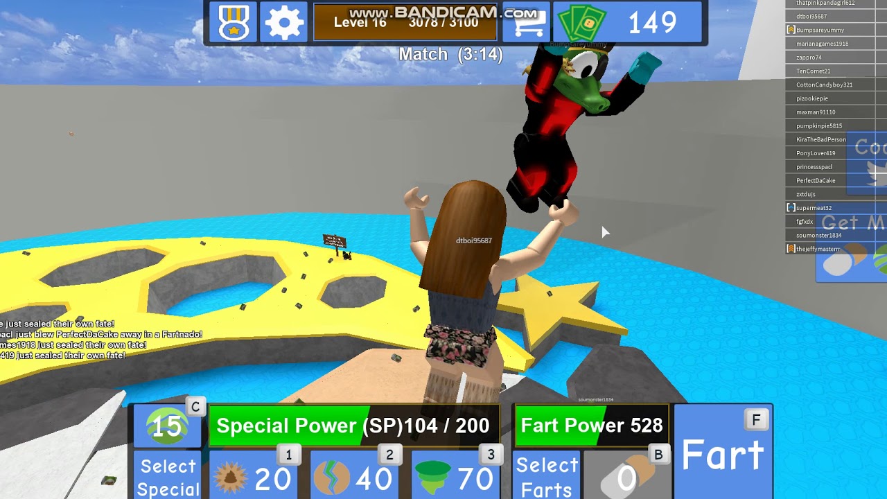 Most Hilarious Game In ROBLOX: Fart Attack - YouTube