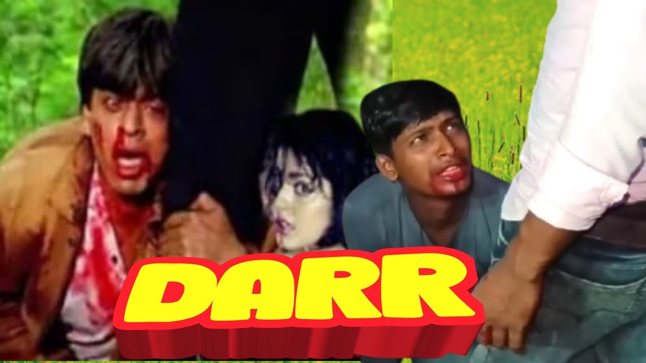 Darr (1993) | Shahrukh Khan | Sunny Deol | Best Fighting Scene | Srk Dialogues | Darr Movie ...