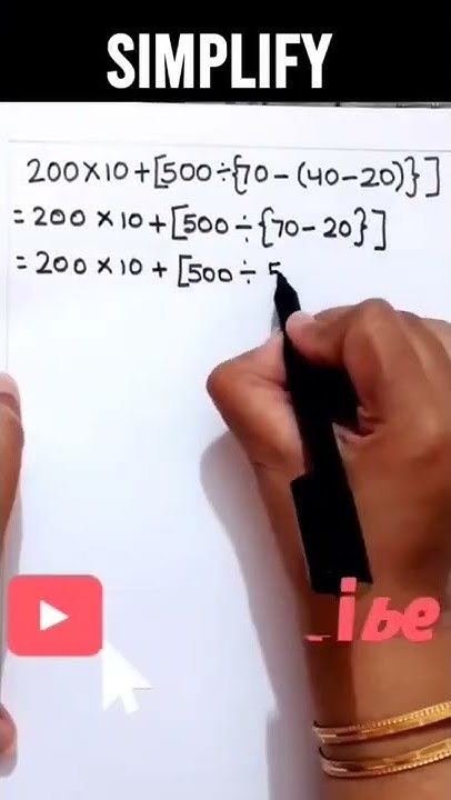 HOW TO SIMPLIFY USING BODMAS RULES | CLASS 6 MATHEMATICS #bodmas # ...