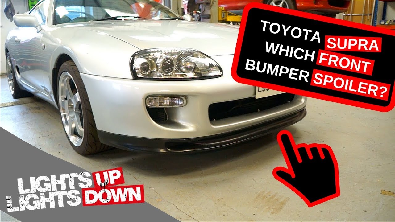 Mkiv Supra front spoiler, which one?! - YouTube