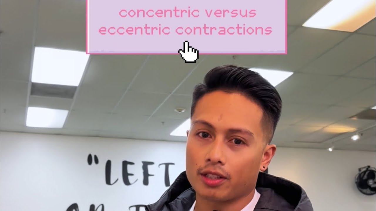 concentric vs eccentric contractions for beginners - YouTube