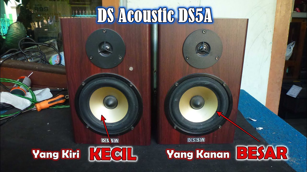 Speaker Aktif DS Acoustic DS5A Rusak Suara Tidak Balance - YouTube