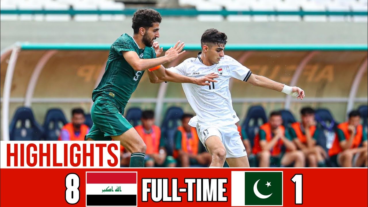 Pakistan vs Iraq AFC U23 Asian Cup Qualifiers | Iraq defeats Pakistan ...