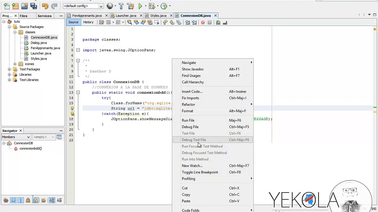 Java : Connexion base de données - YouTube