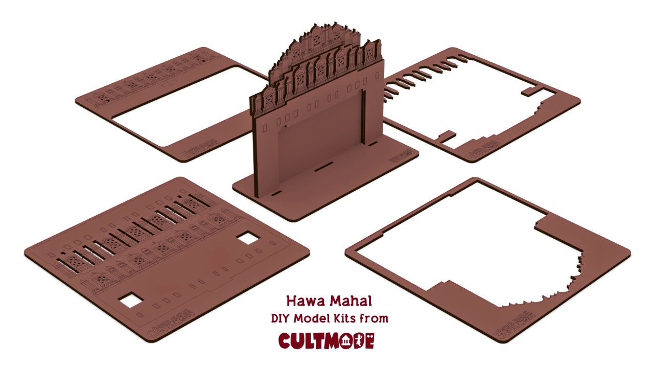 Hawa Mahal model kit by Cultmode.in - YouTube