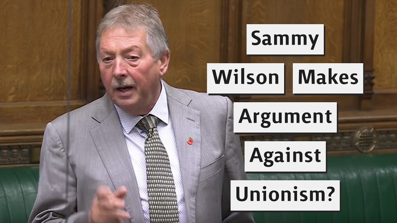 Sammy Wilson Makes Interesting Argument Against Unionism? - YouTube