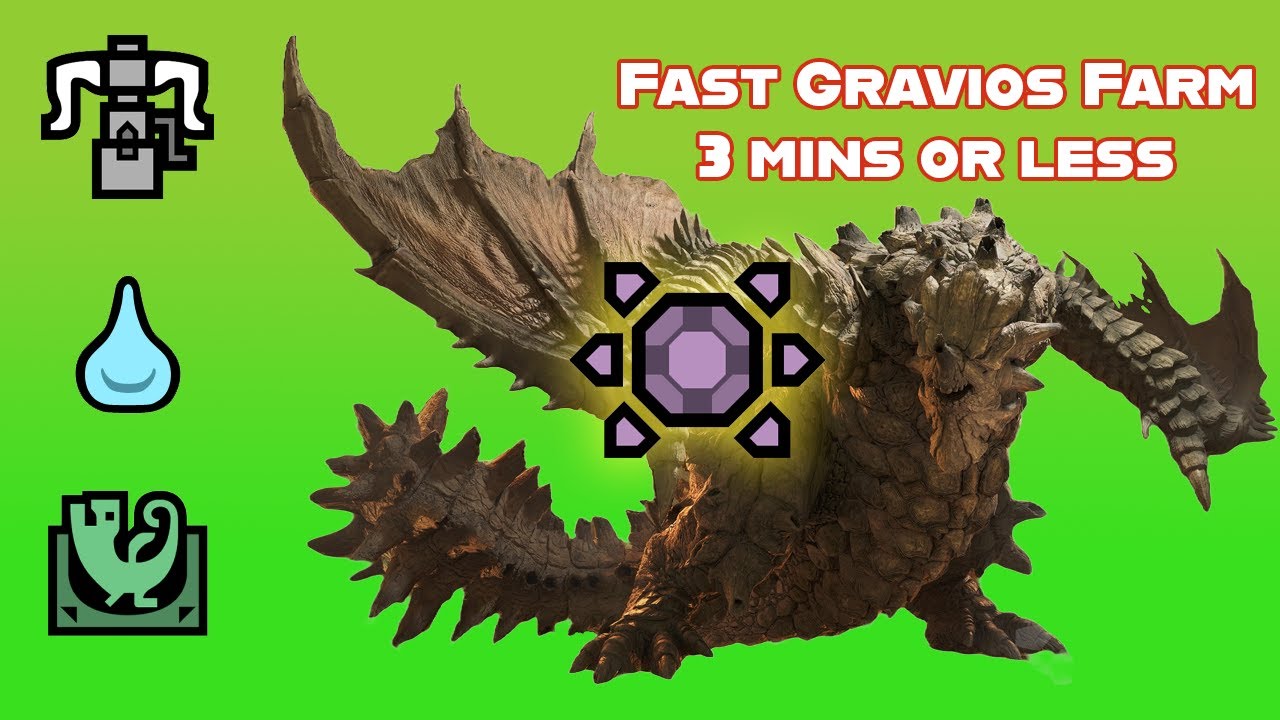 Fast Gravios Farm Guide | 3-Minute Mitsune Bowgun Setup | Monster ...