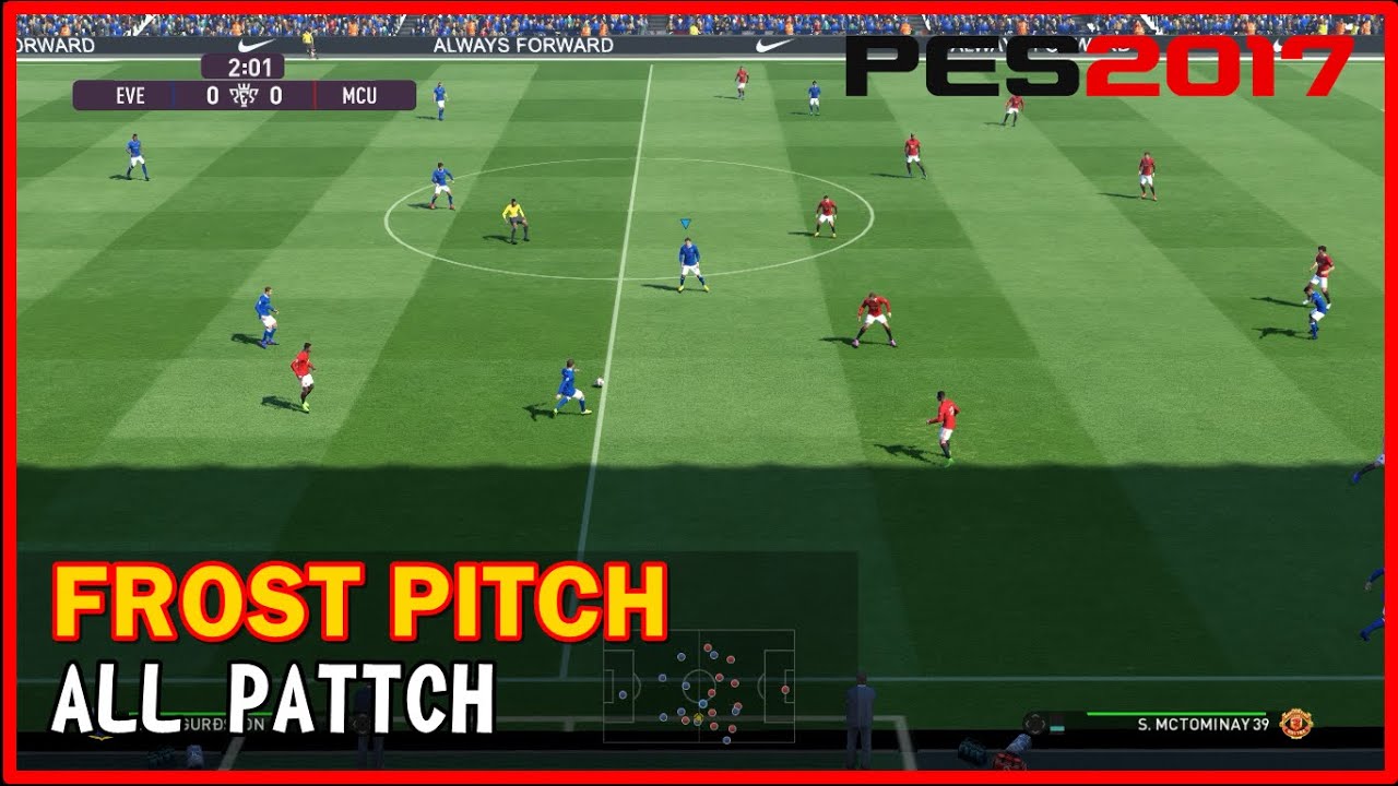 PITCH HD!! PES 2017 Mod Frost Pitch For All Patch | TUTORIAL PES - YouTube