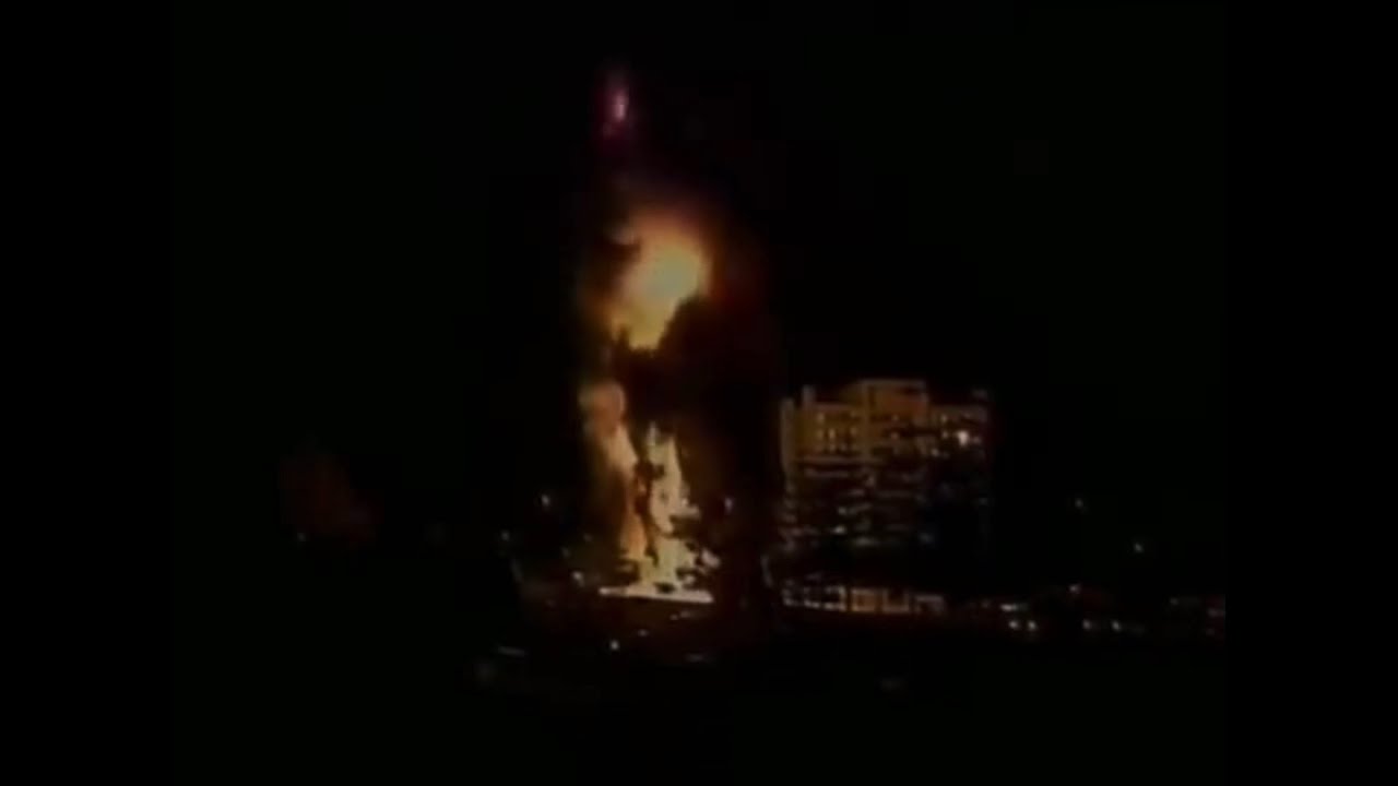 New Zealand Tanker Fire Of 1990 - YouTube