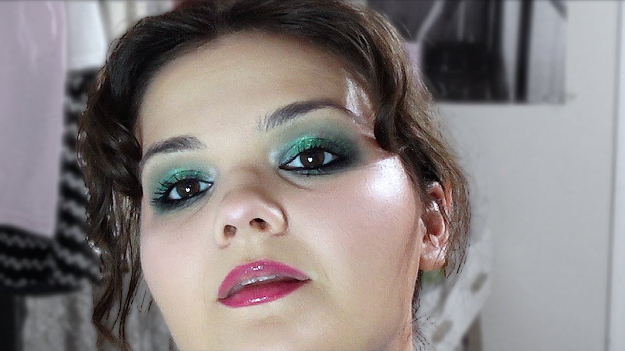 emerald green eye look | easy makeup tutorial - YouTube