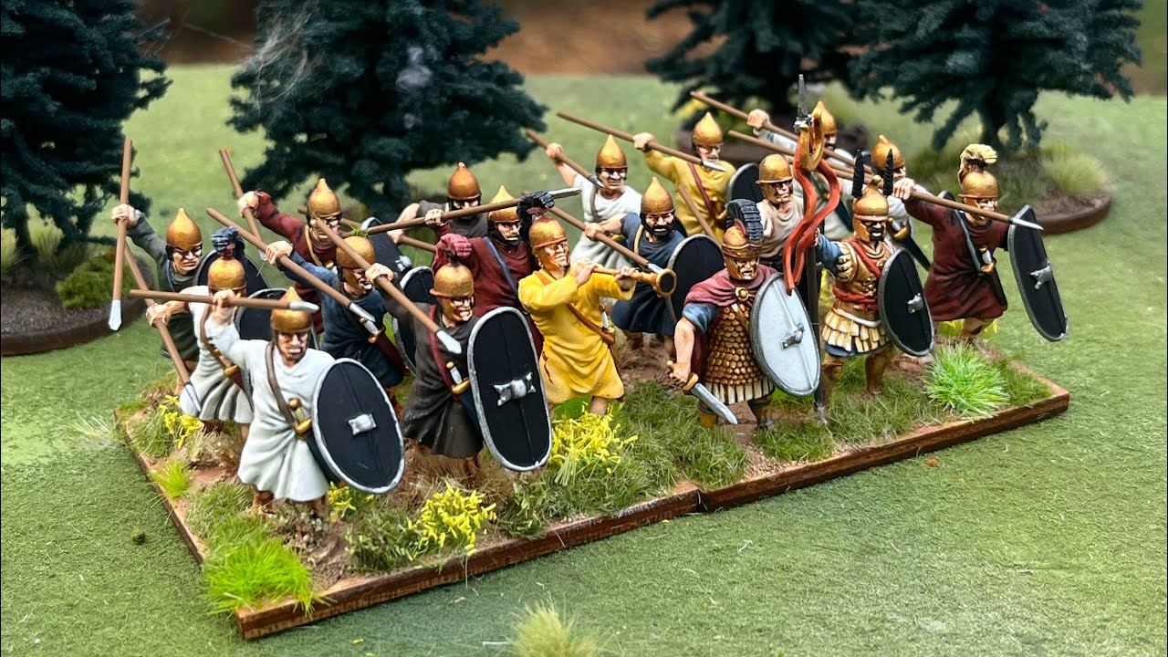 Carthage In Miniature : Victrix Citizen Infantry - YouTube