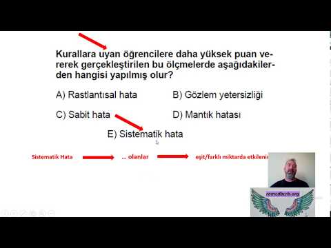 ÖD021 - Ölçmede Hata ve Hata Türleri