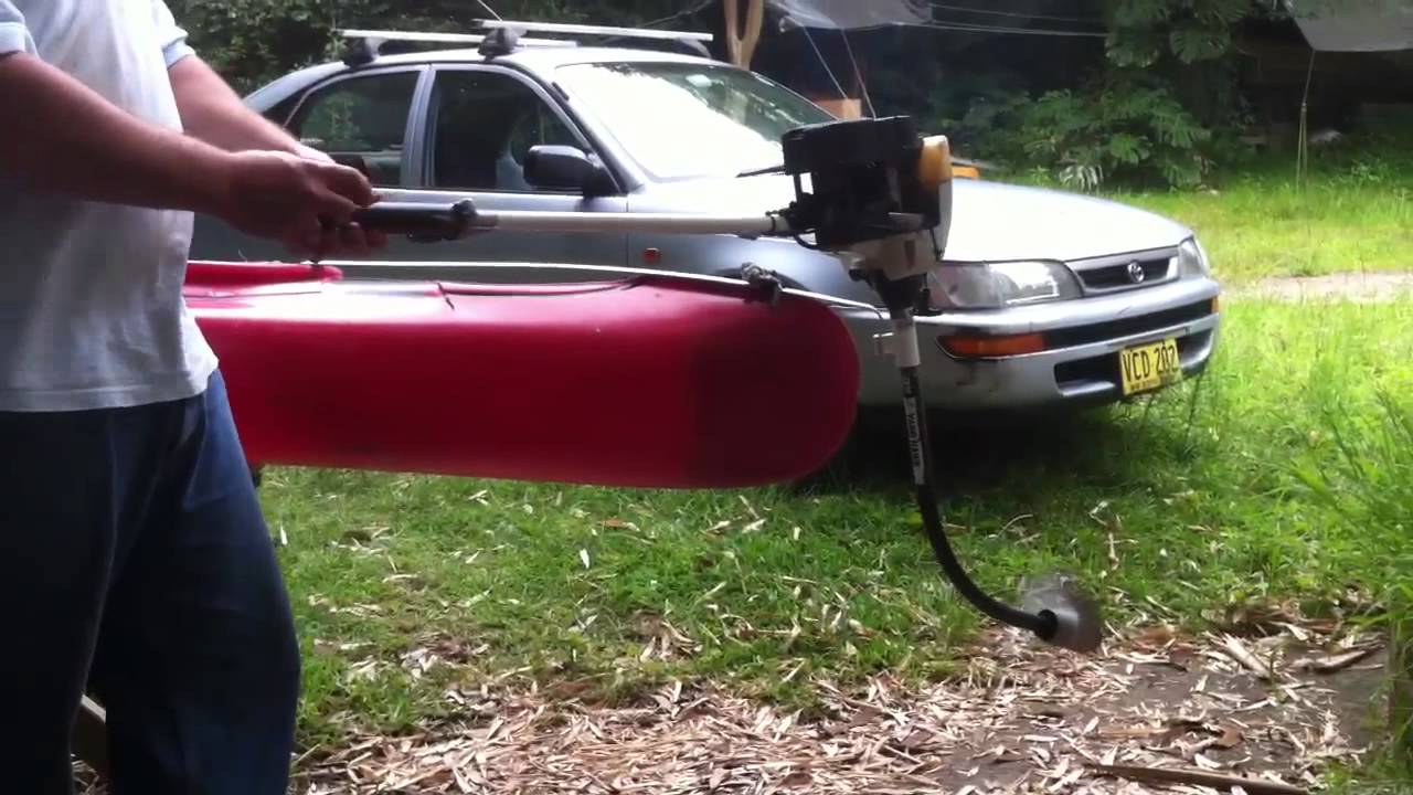 Whipper snipper outboard motor part 2 - YouTube
