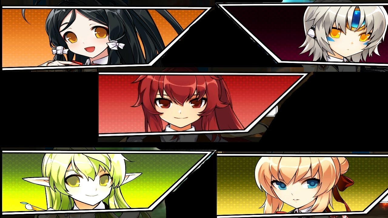 Elsword Review/รีวิว - Elesis,Ara,Rena,Eve and Rose skill cut-in - YouTube