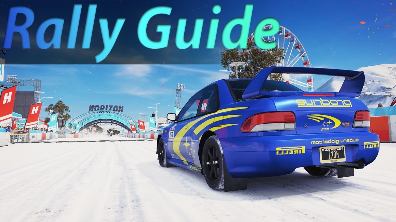 Forza Horizon 3 - How To Rally (Mods/Tuning/Basics) - YouTube