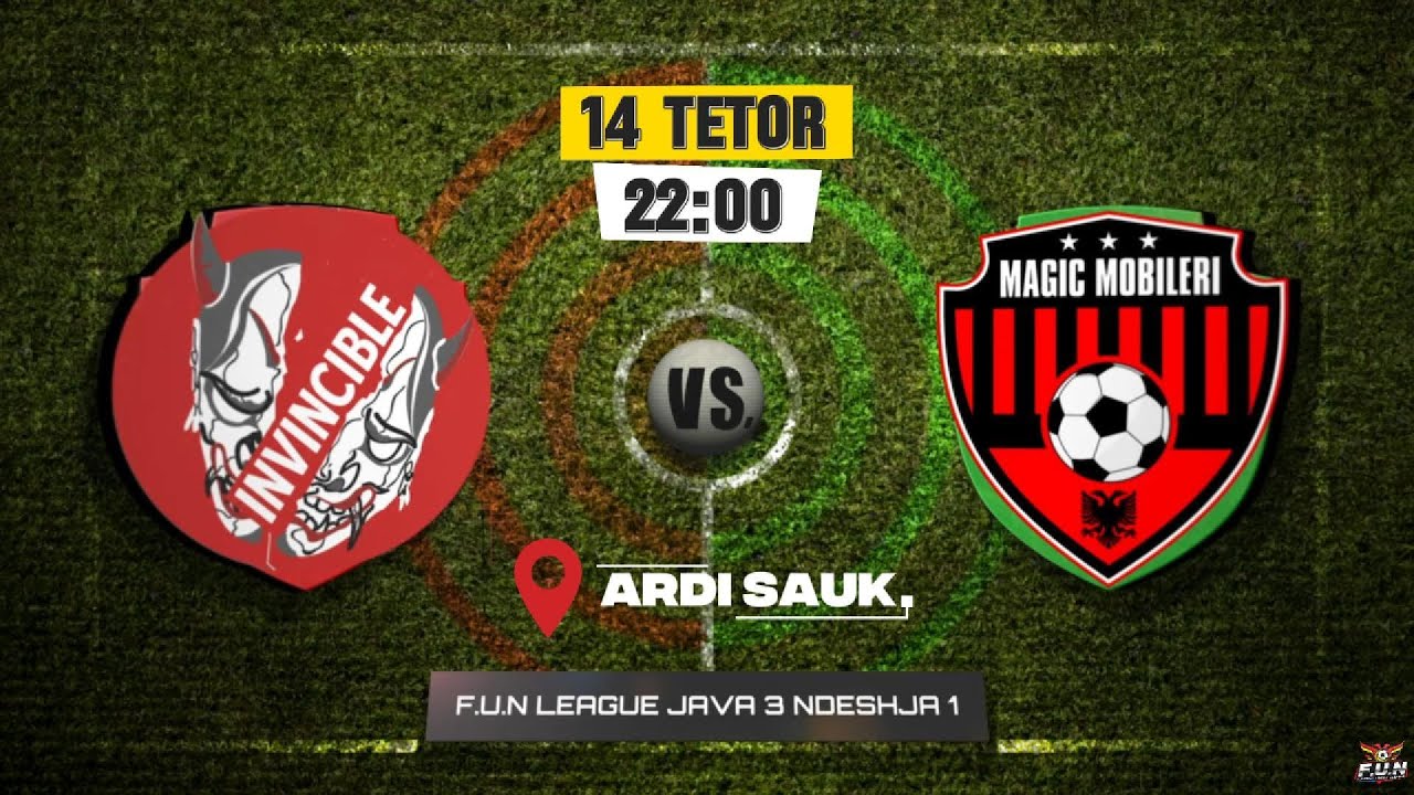 F.U.N LEAGUE ALBANIA INVINCIBLE 🔴 VS MAGIC MOBILERI ⚫ JAVA 3 NDESHJA 1 ...