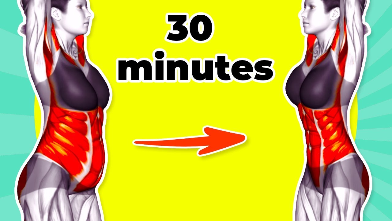 REDUCE Your 'DONUT BELLY' in Just 5 Weeks 30-minute STANDING Workout ...