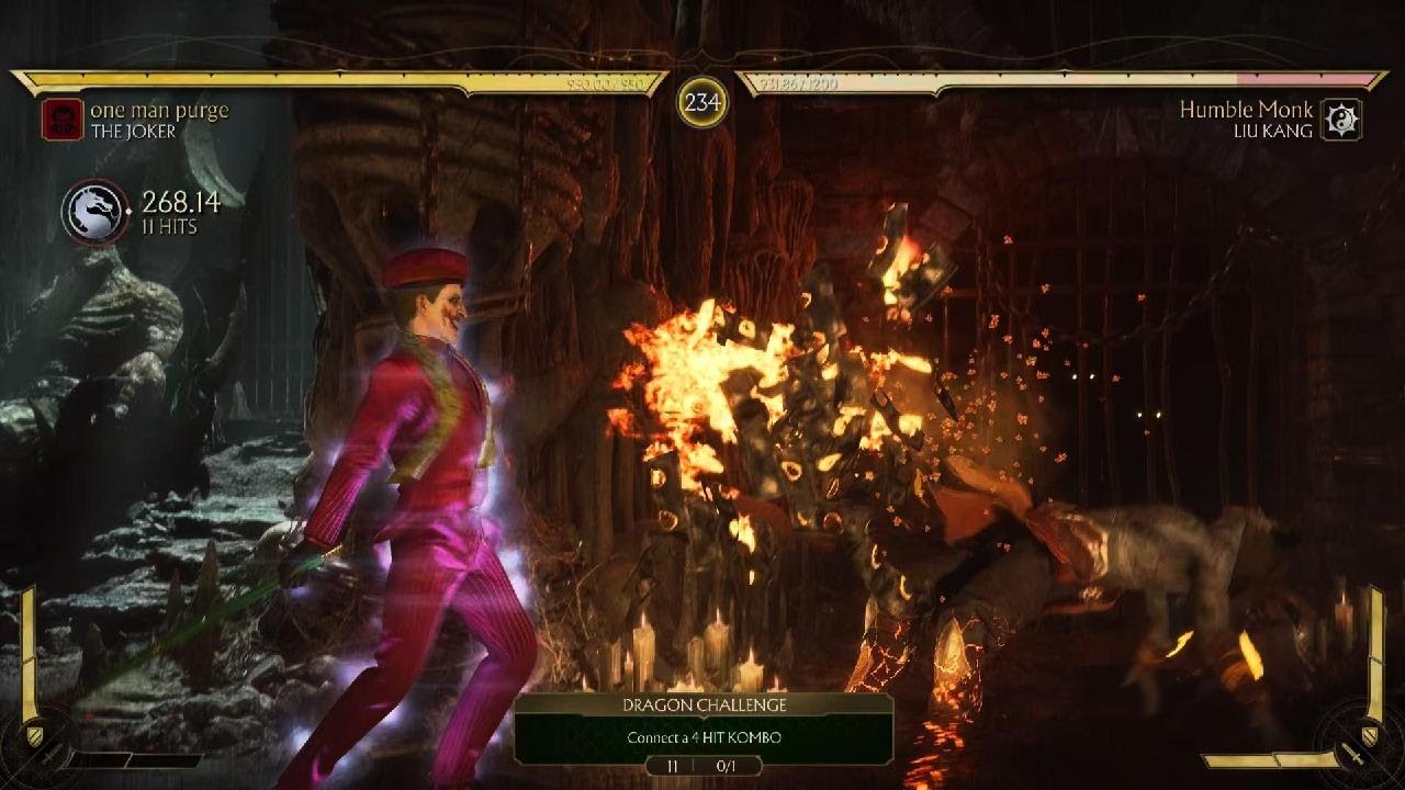 Joker starts a combo with the ultimate jump in - YouTube
