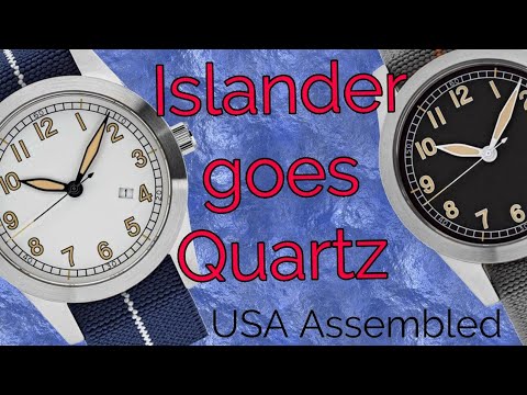 Islander Quartz Field Watches - Assembled in the USA - YouTube