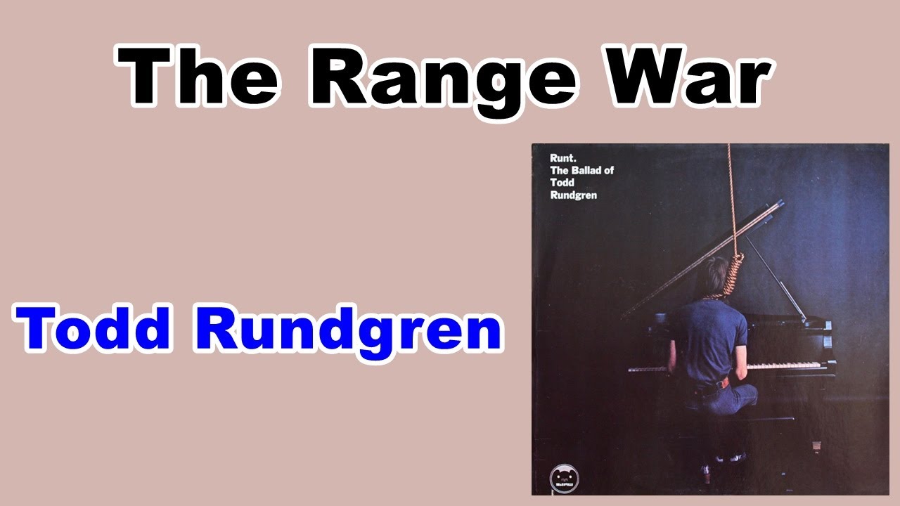 【Karaoke】 Todd Rundgren / The Range War - YouTube
