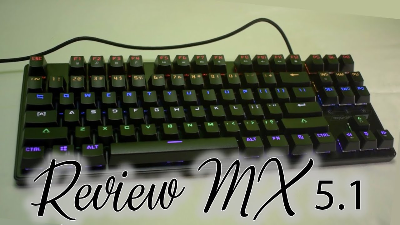 [ENG] Review Rexus Legionare MX 5.1, the cheapest Mechanical Keyboard # ...