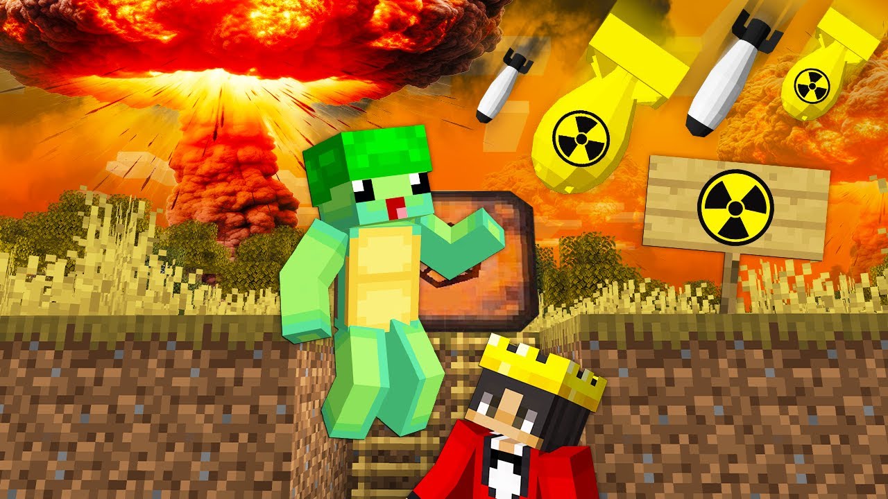 The Ultimate Doomsday Bunker vs. Nuclear Missile - Minecraft - YouTube