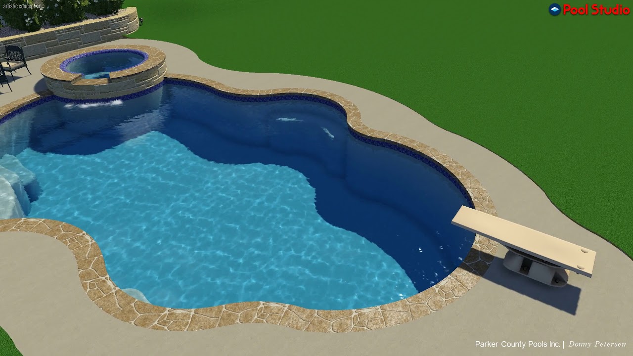 Pool Studio - 3D Swimming Pool Design Software - YouTube