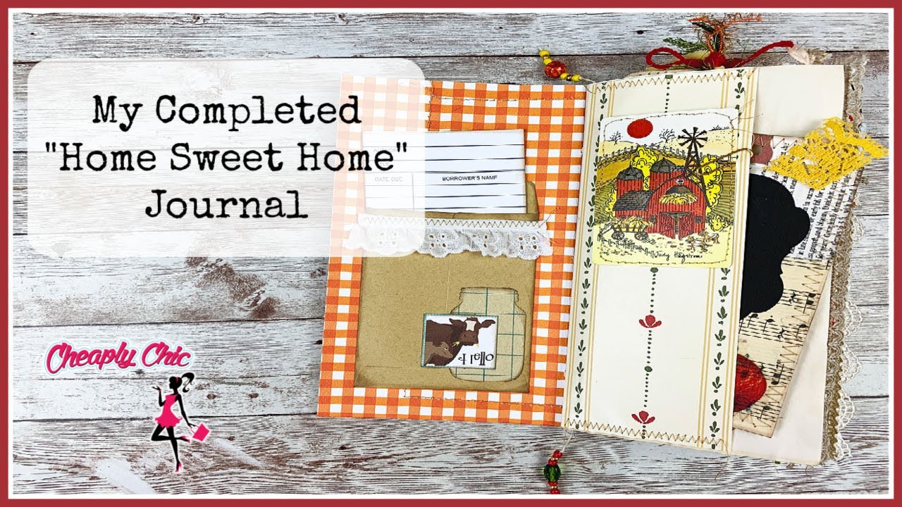 Journal Share: My Completed "Home Sweet Home" Journal - YouTube