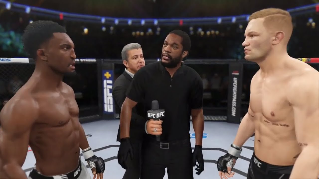 Geoff Neal vs Ian Garry FULL FIGHT - UFC 4 AI Simulation - YouTube