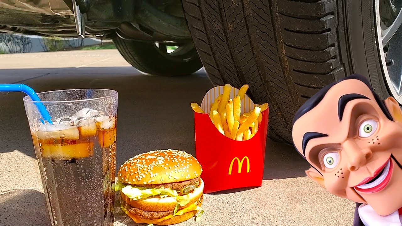 Slappy Does ASMR at the Diner Roleplay | Car vs Burger | Crushing ...