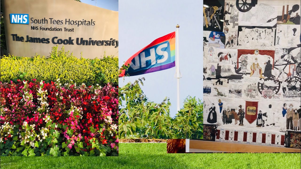 The James Cook University Hospital Middlesbrough northeast England ...