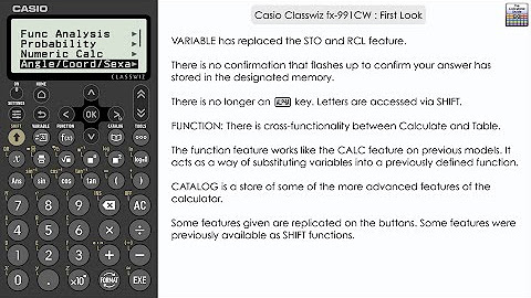 Casio Classwiz fx-991CW - YouTube