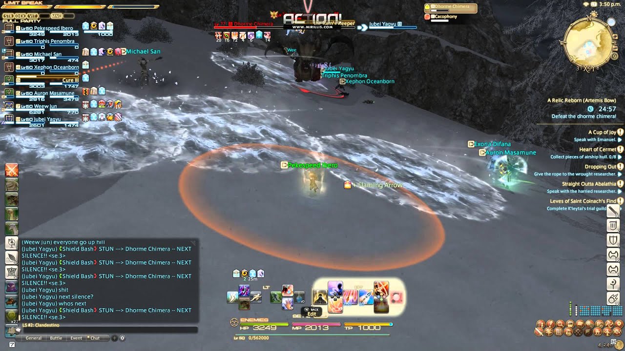 FFXIV Chimera easy win - YouTube