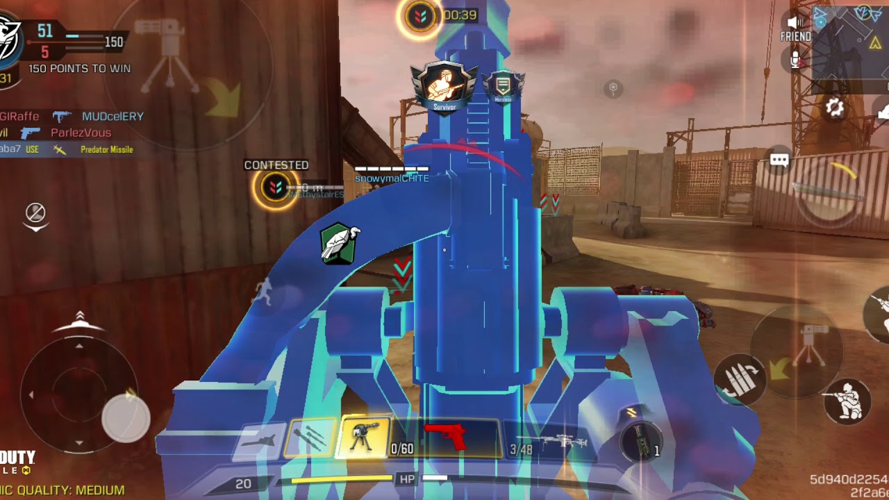 Cod mobile rust map sniping. - YouTube