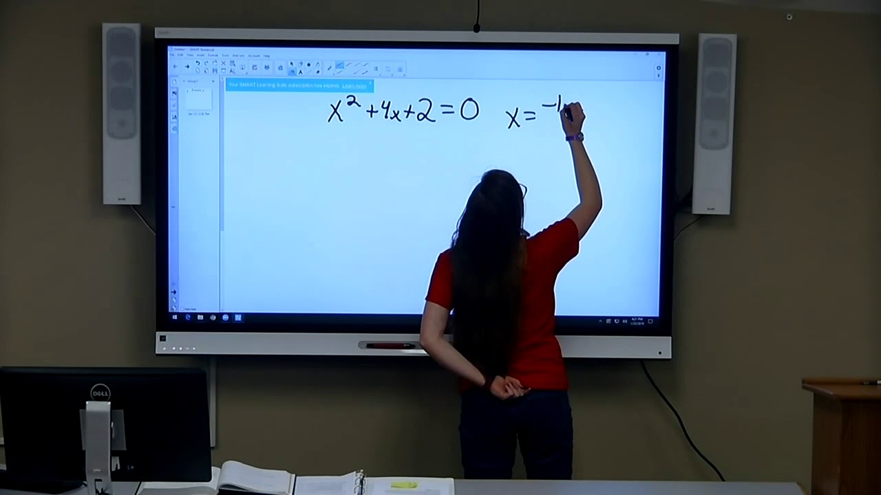 Sarah Spurlock College Algebra 1 23 19 Section 2 - YouTube
