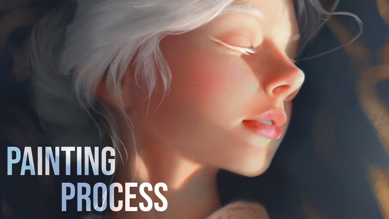 Digital painting process - Sleep (14/10/2024) - YouTube