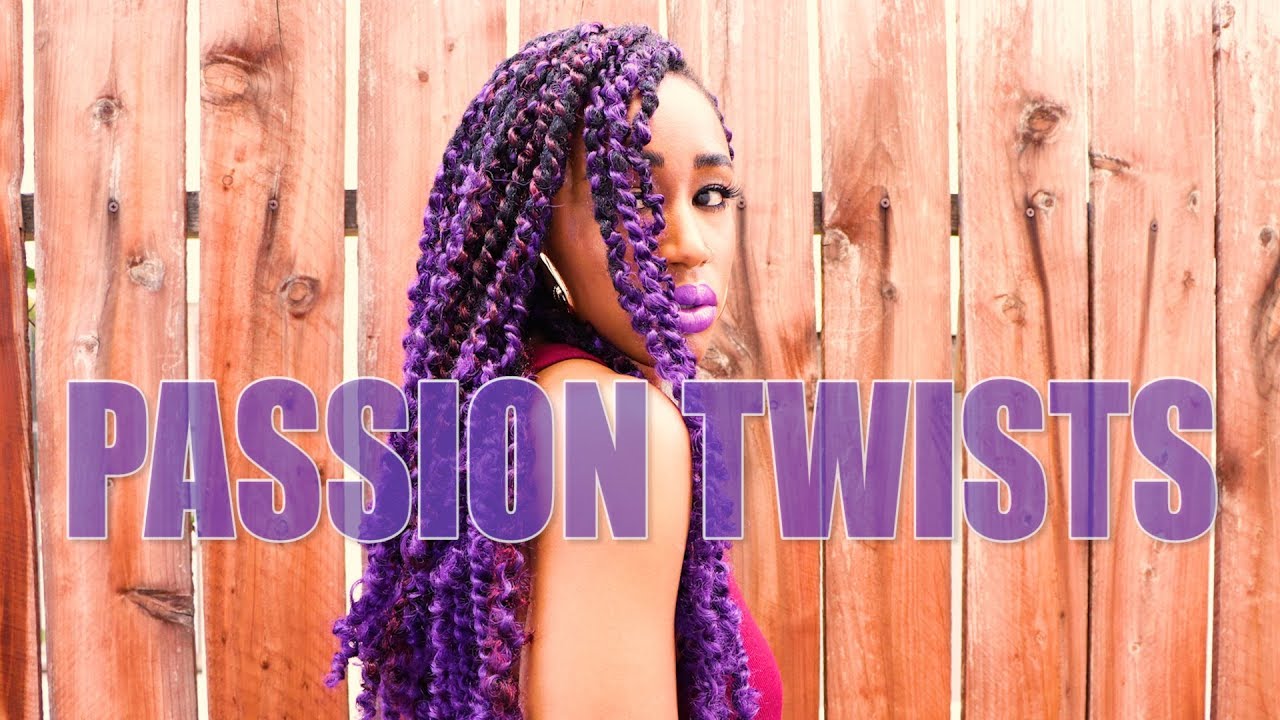 Purple Passion Twists! (You Probably Don't Need 9 Packs of Hair ...