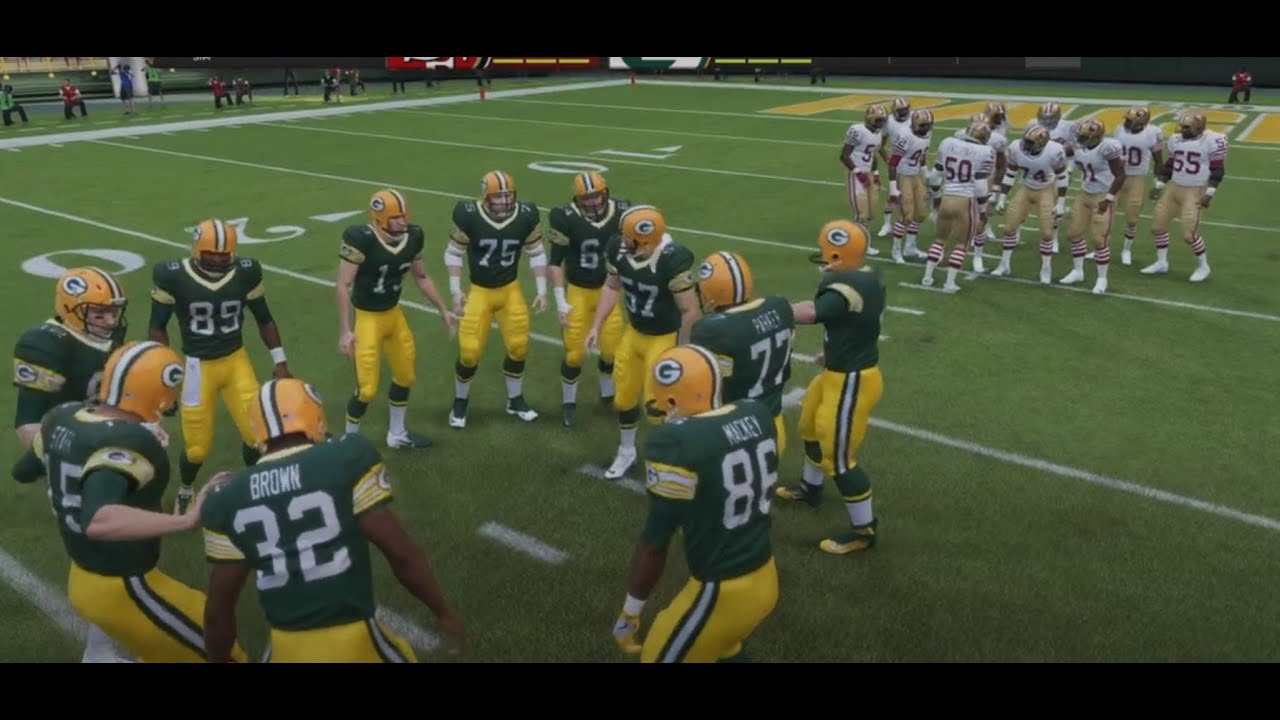All 80s team (49ers) vs All 60s team (Packers) - YouTube
