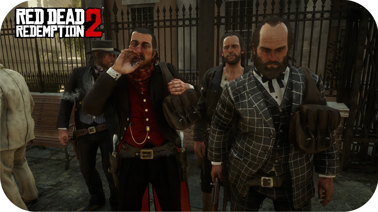 Kieran Robbing Lemoyne National Bank | Kieran Alive Mod RDR2 Model Swap ...