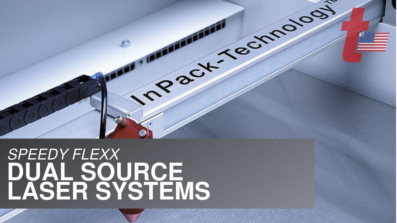 Trotec Speedy Flexx: Dual Source Laser Systems - YouTube