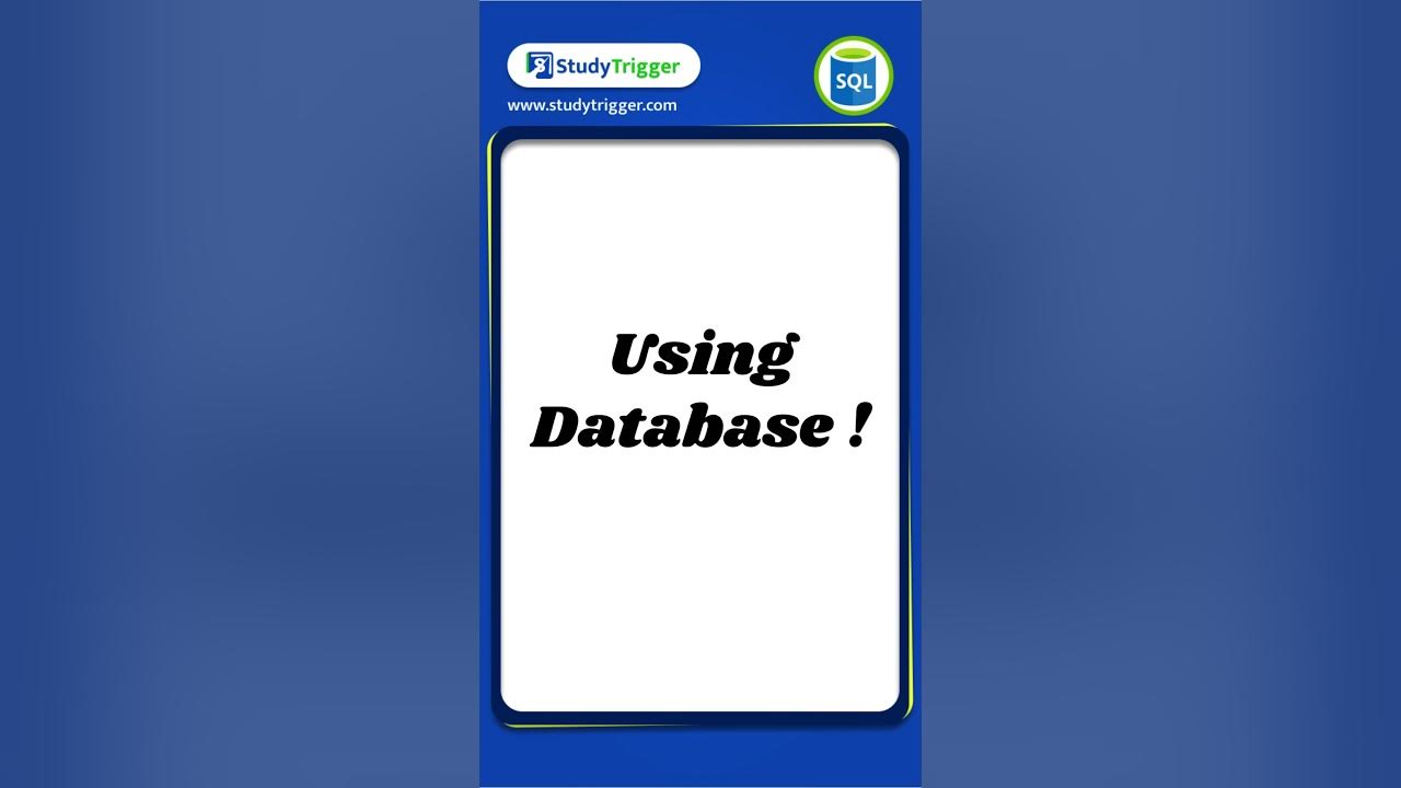 Database Magic Create Use And Delete In Mysql Viral Sql Cbse Bca College Codingshorts