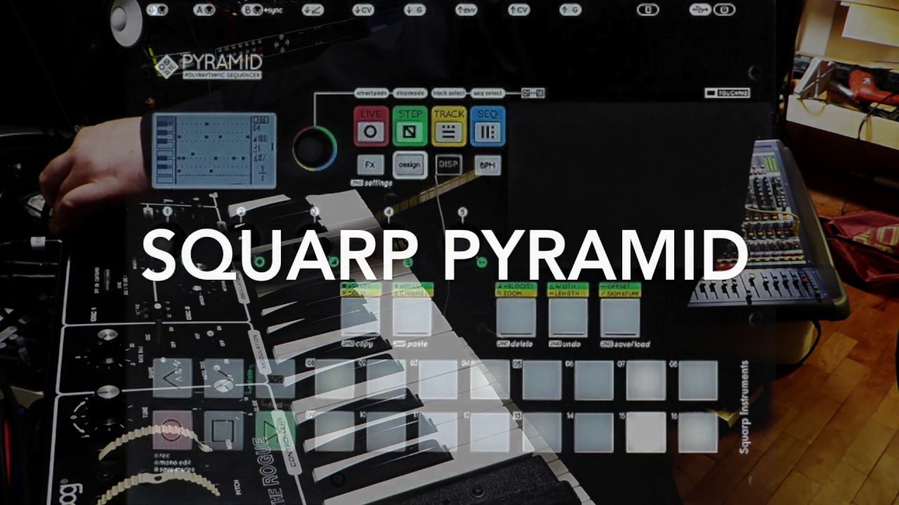 Squarp Pyramid Controlling Vintage and Modern Synth - YouTube