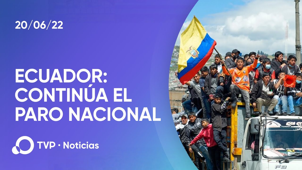 Ecuador: continúa el paro nacional - YouTube
