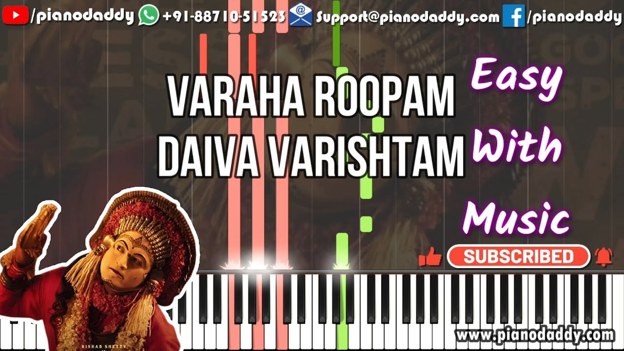 Varaha Roopam (#Kantara) Piano Tutorial - Varaha Roopam Song Staff ... Varaha Roopam (#Kantara) Piano Tutorial - Varaha Roopam Song Staff ...