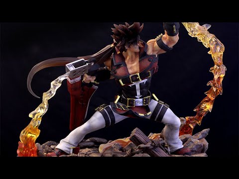 Guilty Gear - Sol Badguy The Bounty Hunter 1/7 Scale Statue - YouTube