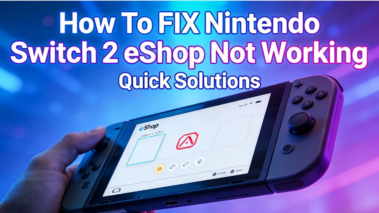How To FIX Nintendo Switch 2 eShop Not Working - YouTube